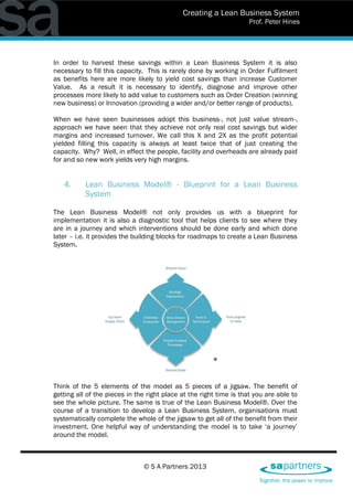 Creating a Lean Business System white paper | PDF
