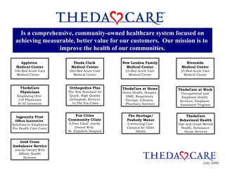 Creating a Lean Culture at Thedacare, USA | PDF