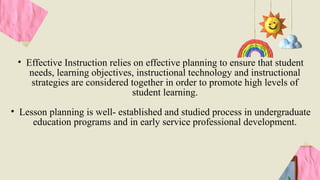 Creating a lesson plan Five strategies to implement creating a lesson ...