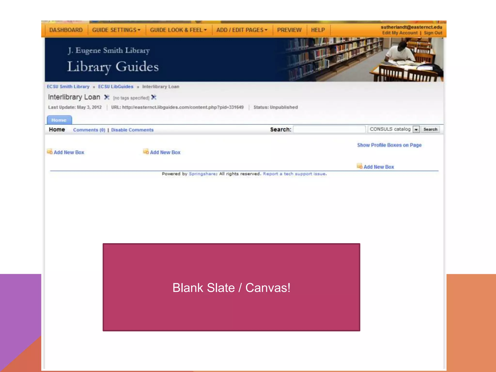 Creating a libguide for interlibrary loan | PPTX