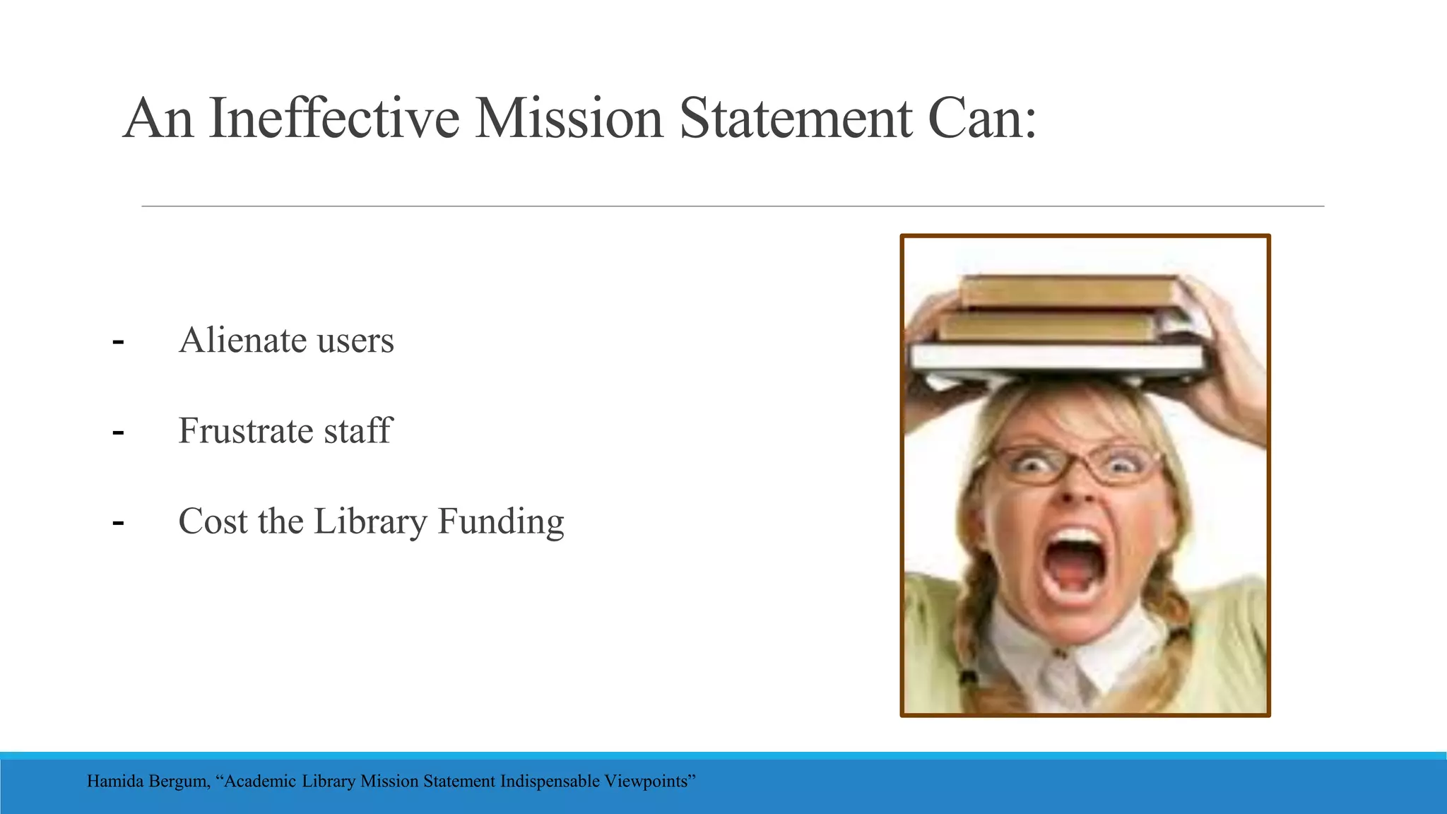 Creating a library mission statement | PPTX