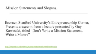 Creating a library mission statement | PPTX