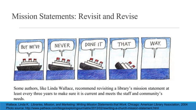 Creating a library mission statement | PPT