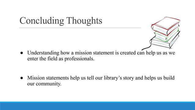 Creating a library mission statement | PPT