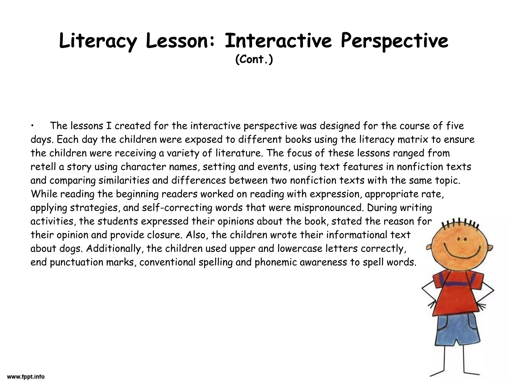 Creating a literature environment power point presentation | PPSX