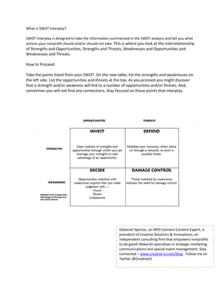 Creating a marketing communications plan tools | PDF