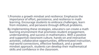Creating a math learning environment in the classroom .pptx