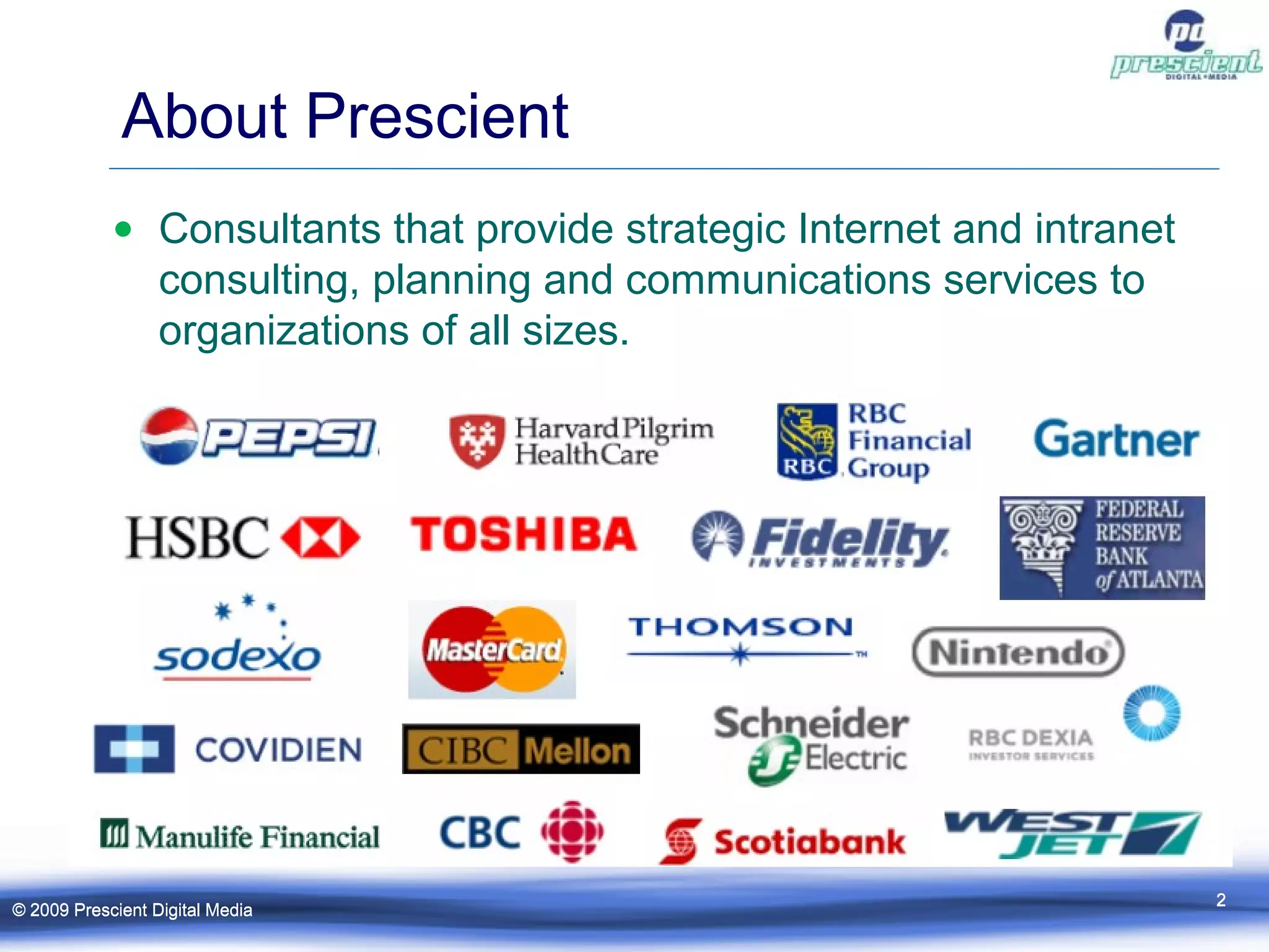 Creating A Measurable Intranet Strategy Prescient Digital Media | PPT