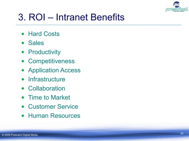 Creating A Measurable Intranet Strategy Prescient Digital Media | PPT