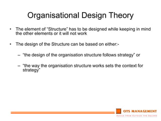 Creating A Mission Oriented Organisation Chart | PPTX