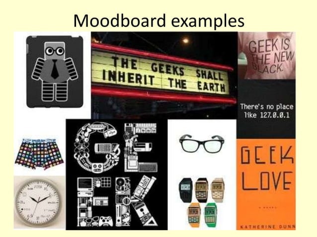 Creating a moodboard