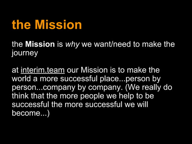 Creating a MOST (Mission Objective Strategy Tactics) strategic ...