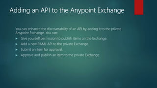 Creating a mule project with raml and api | PPT
