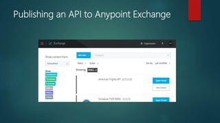 Creating a mule project with raml and api | PPT