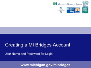 Creating an Account in MI Bridges | PPTX