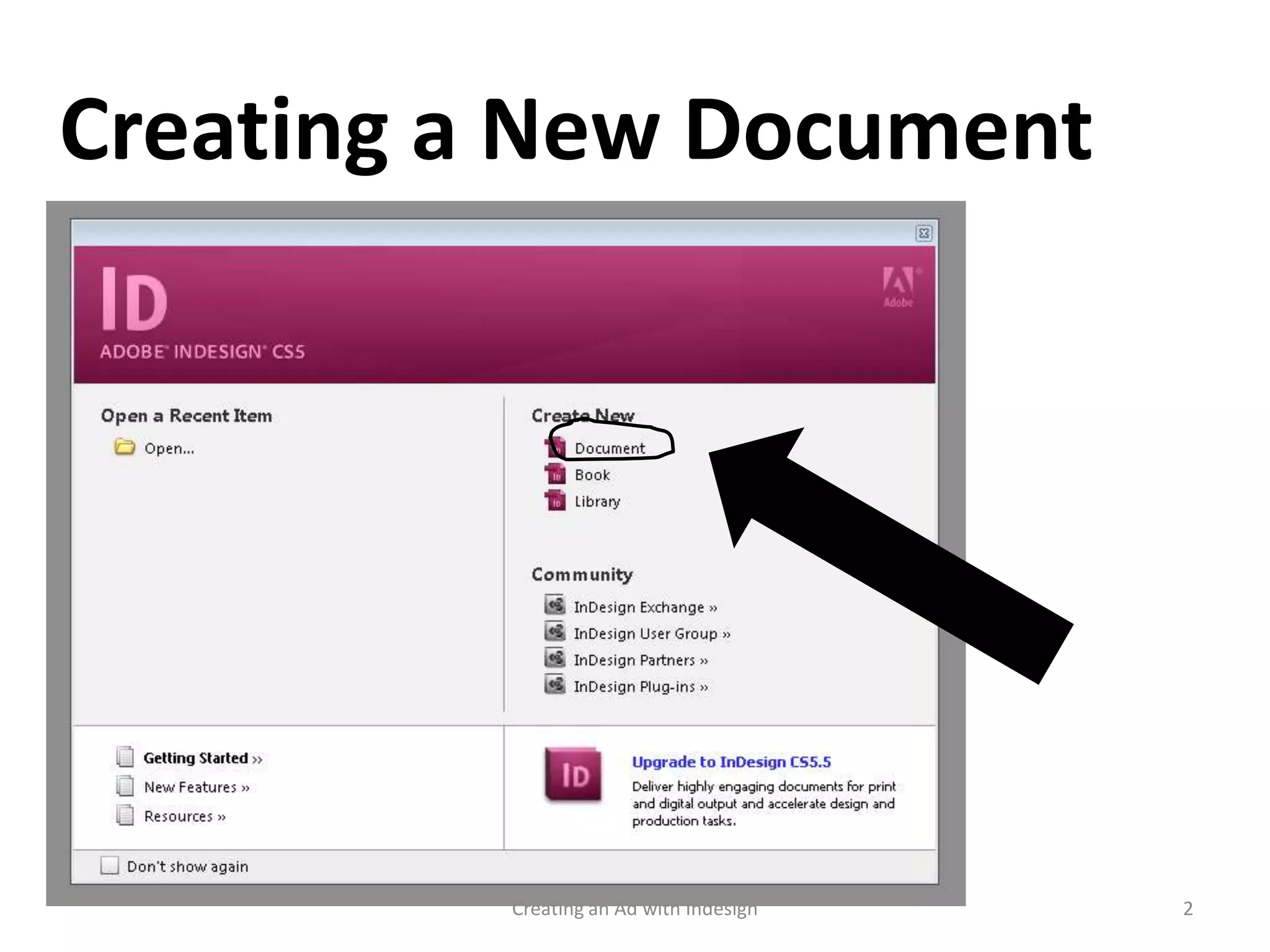 Creating an Magazine ad with Adobe InDesign | PPTX | Desktop Publishing | Computer Software and ...