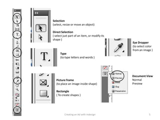 Creating an Magazine ad with Adobe InDesign | PPTX | Desktop Publishing ...