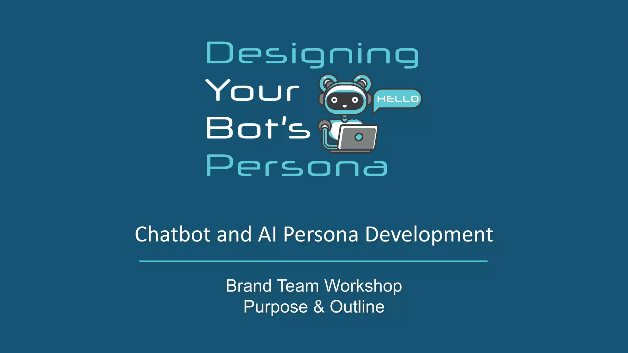 Creating an AI Chat Bot PERSONA | PPTX | Internet for Beginners | Internet