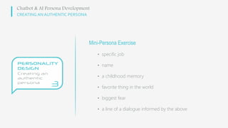 Creating an AI Chat Bot PERSONA | PPTX | Internet for Beginners | Internet