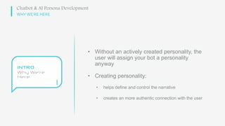 Creating an AI Chat Bot PERSONA | PPTX | Internet for Beginners | Internet