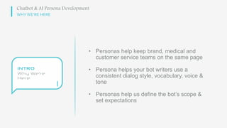 Creating an AI Chat Bot PERSONA | PPTX