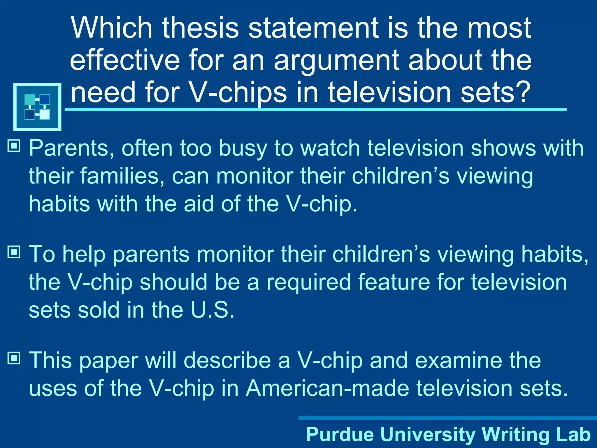 Creating an argument | PPT