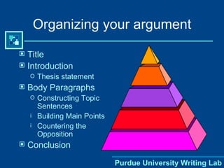 Creating an argument | PPT
