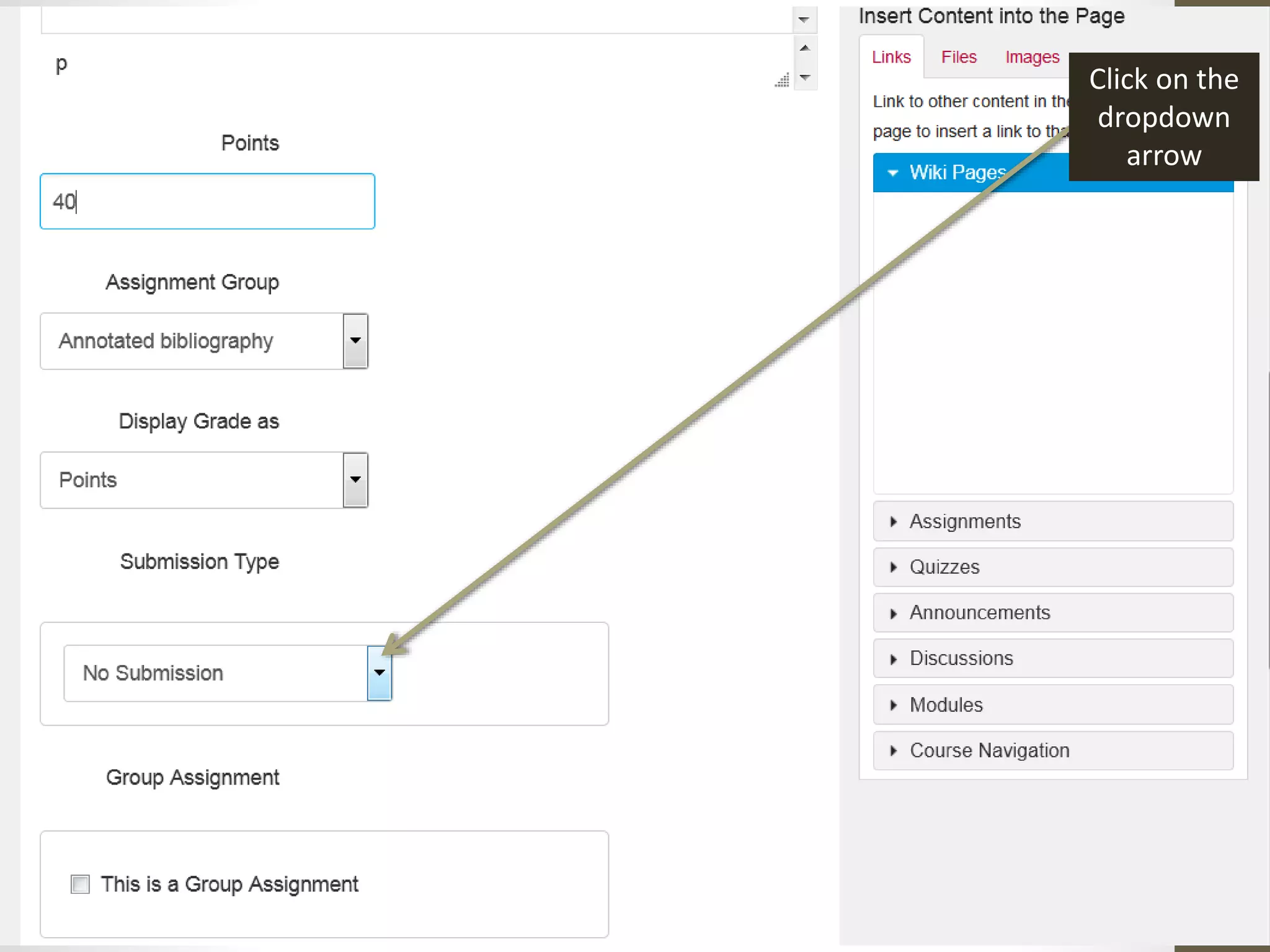 Creating An Assignment In Canvas Ppt