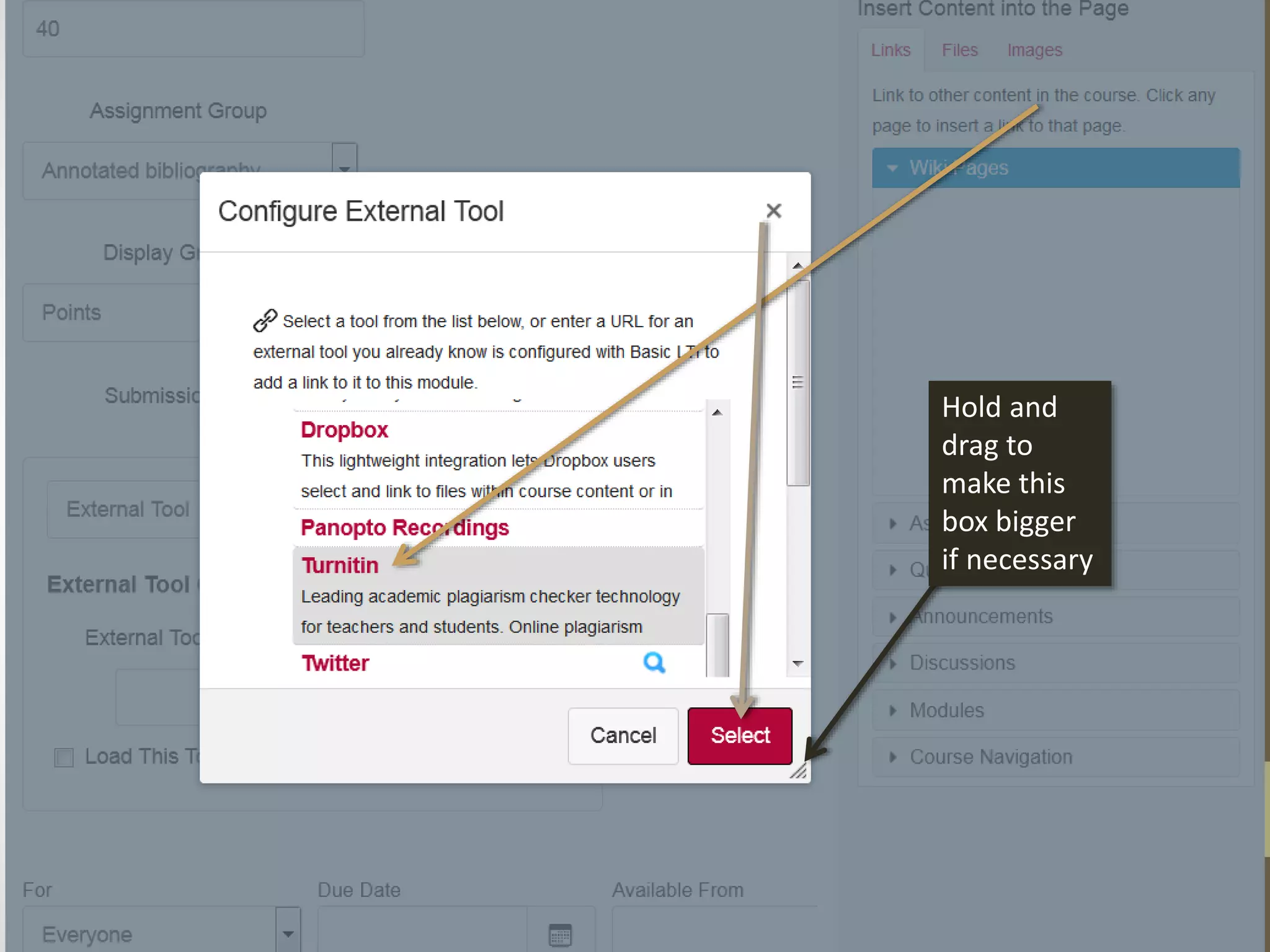 Creating an assignment in canvas | PPT