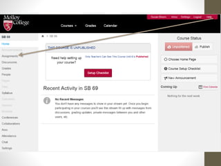 Creating an assignment in canvas | PPTX