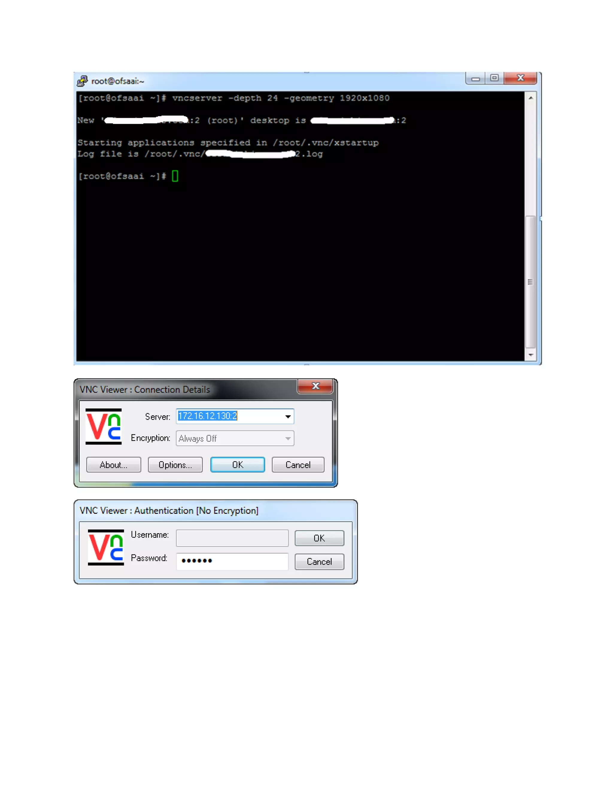 Creating and configuring vnc sessions | PDF