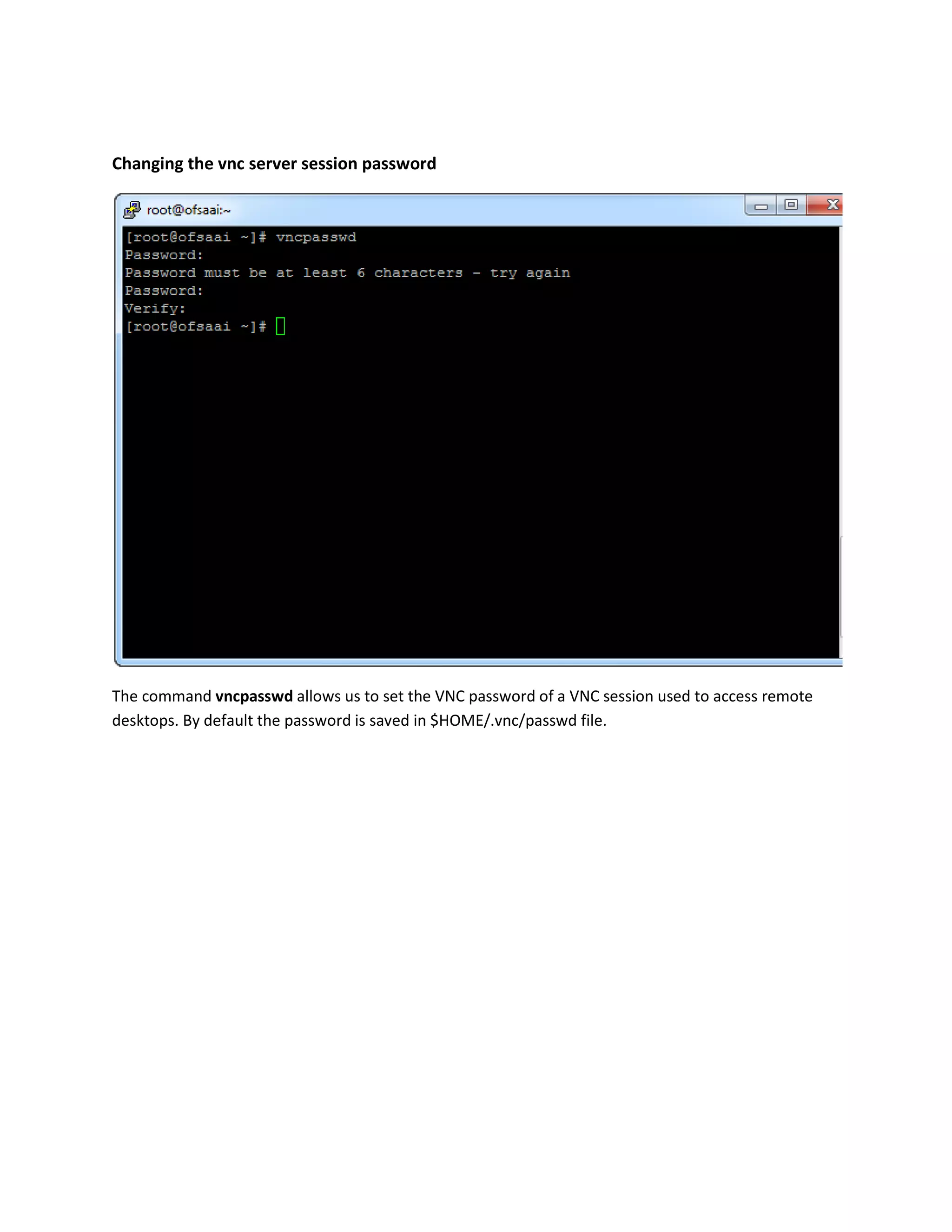 Creating and configuring vnc sessions | PDF