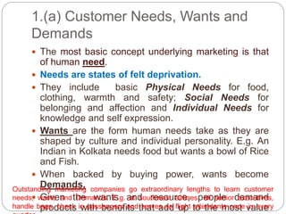 Creating and delivering customer value | PPTX