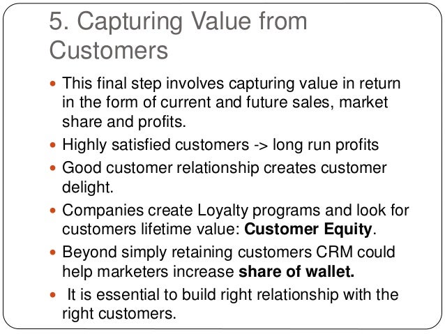 Creating and delivering customer value