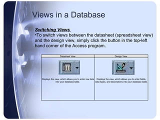 Creating and editing a database | PPT