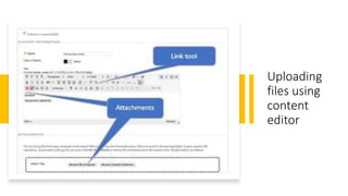 Creating and editing content | PPTX | Desktop Publishing | Computer Software and Applications