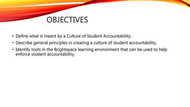 Creating and Enforcing a Culture of Student Accountability in the ...