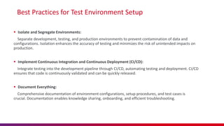 Creating and managing test environments best practices for test ...