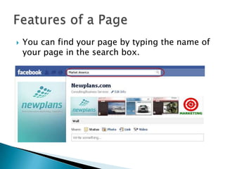 Creating and managing your facebook page | PPTX