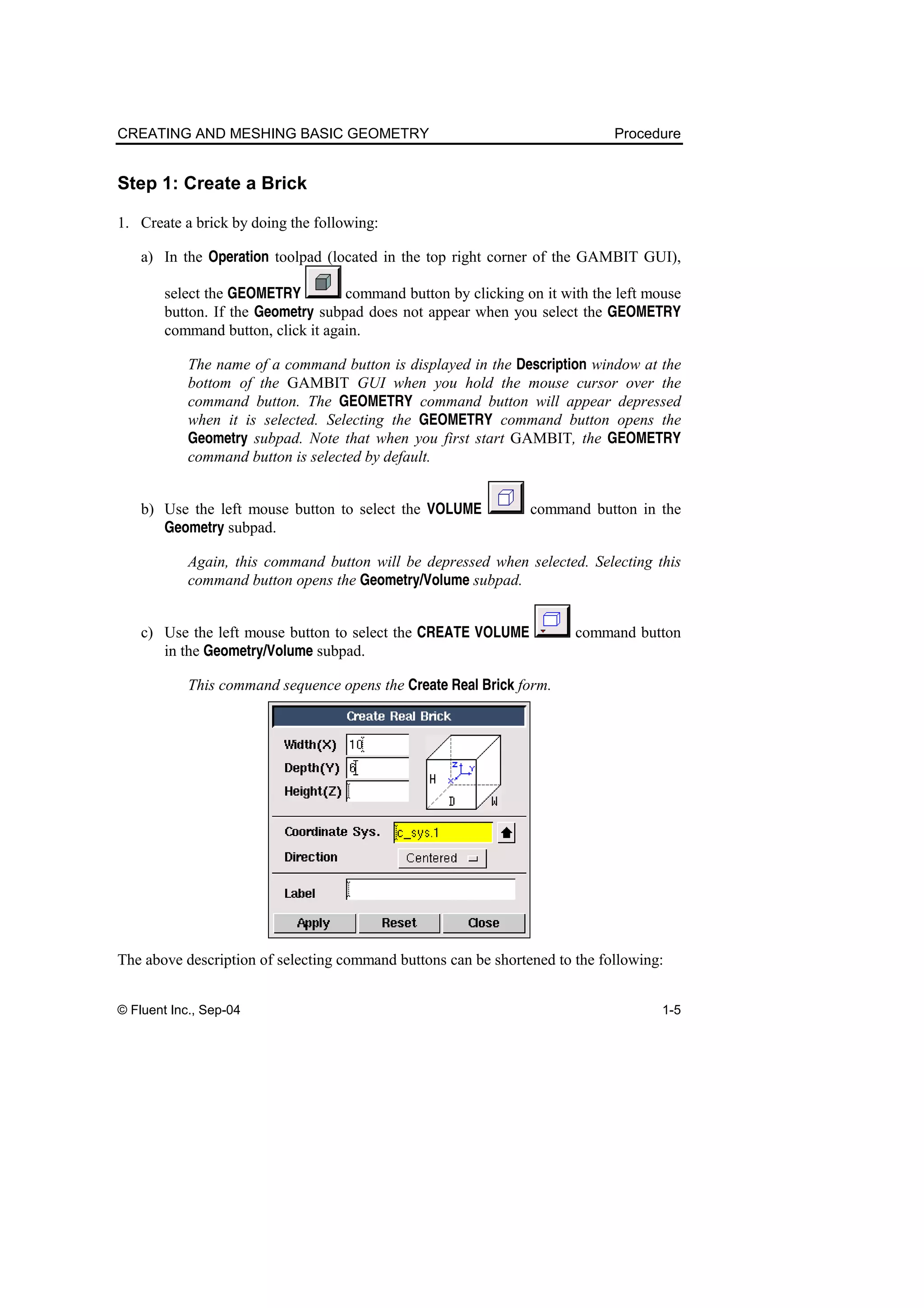 Creating And Meshingbasicgeometry Pdf Graphics Software Computer Software And Applications