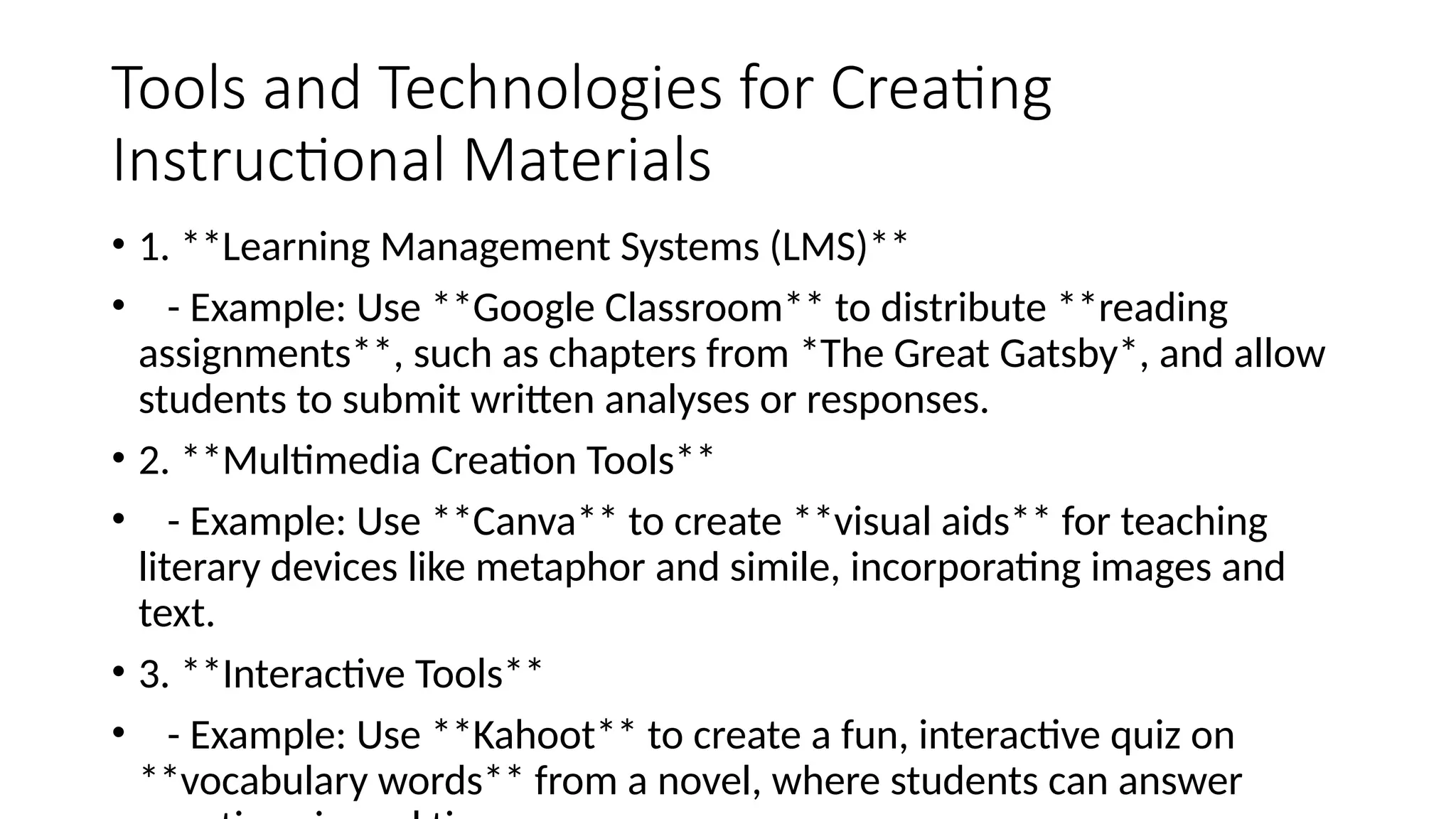 Creating and Utilizing High-Quality Instructional Materials.pptx
