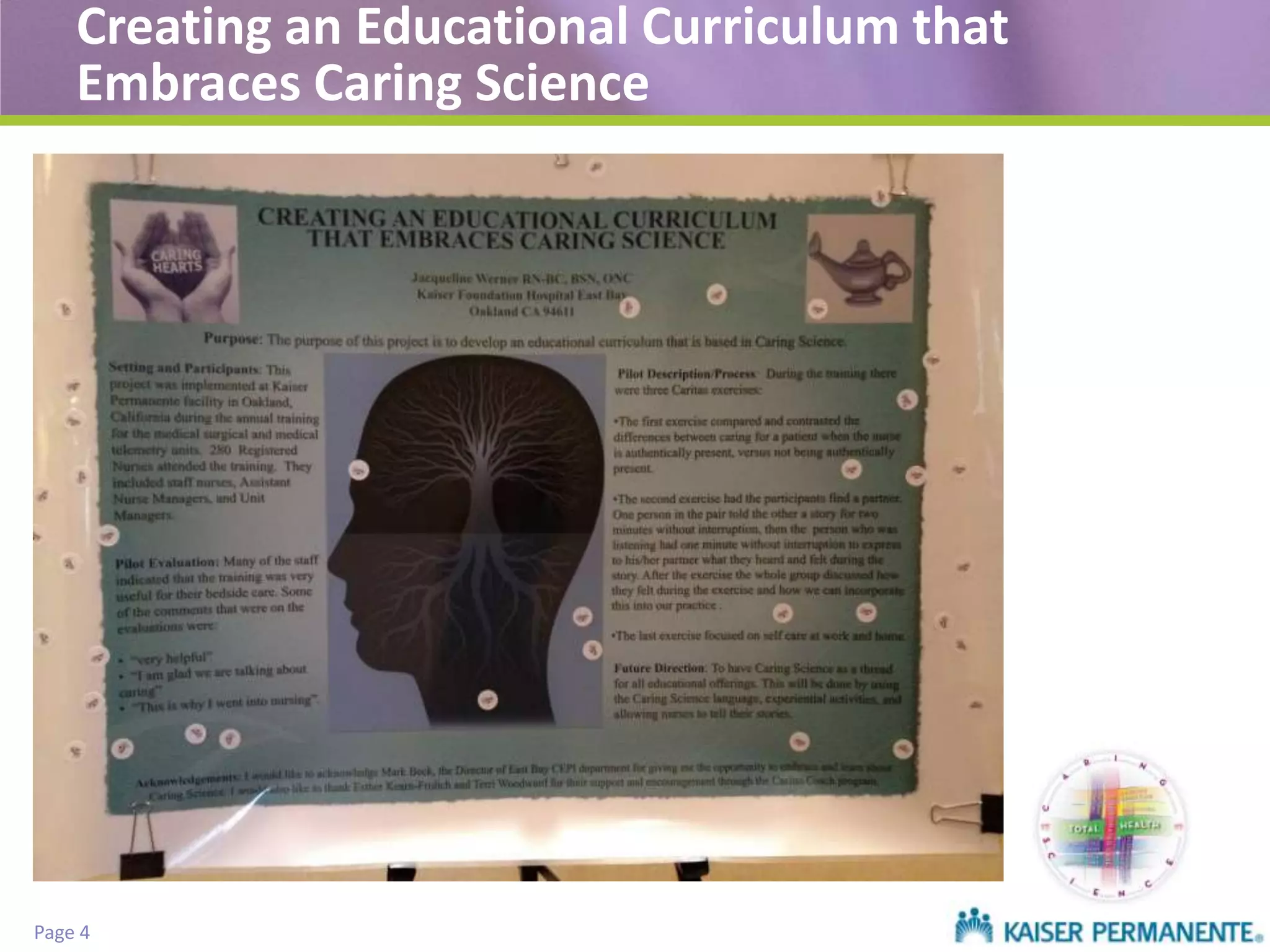 Creating an Educational Curriculum that Embraces Caring Science | PPTX