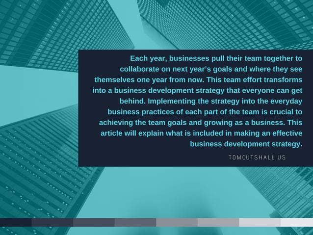Creating An Effective Business Development Strategy | PDF | Business ...