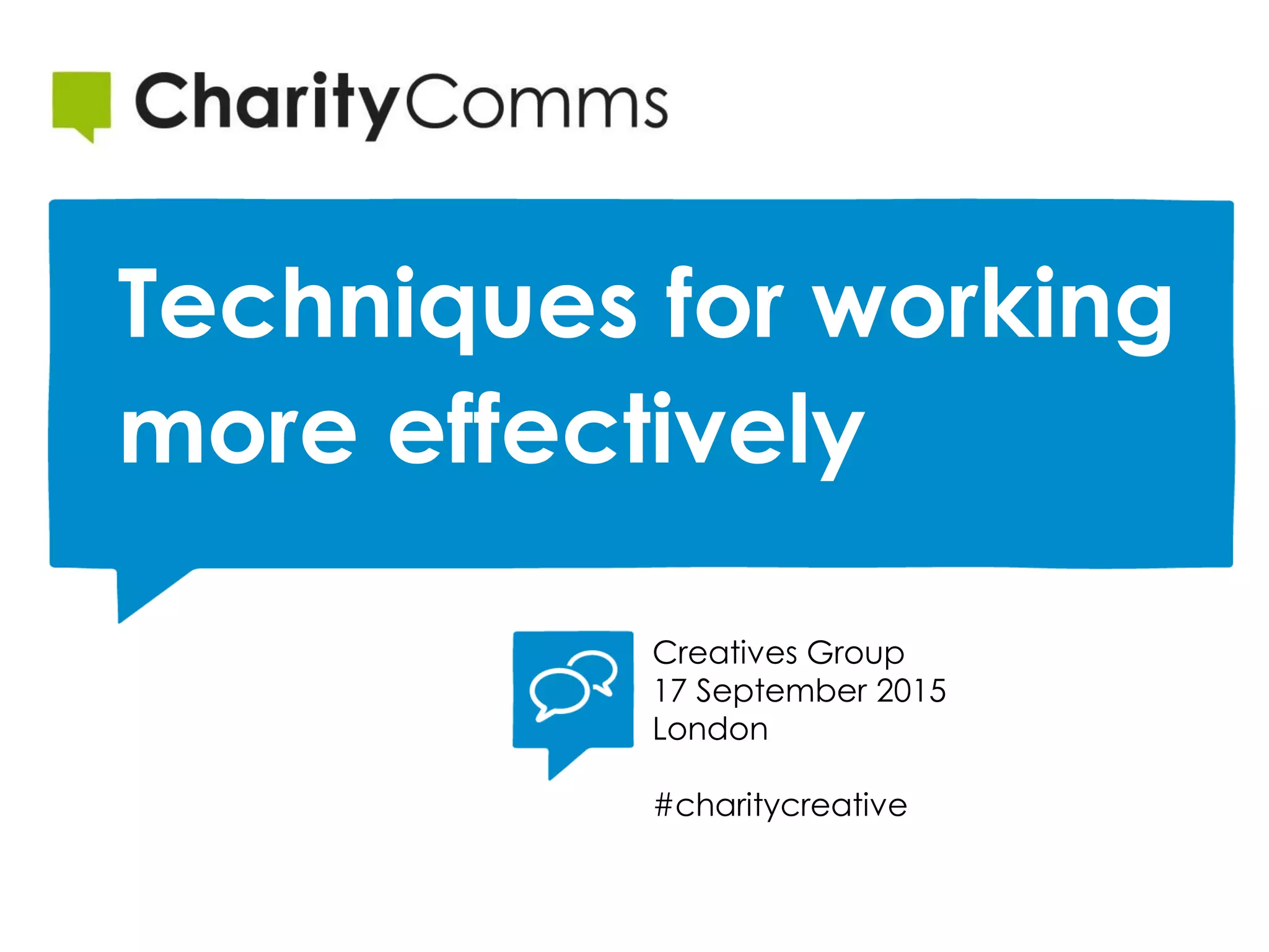 Creating an effective comms project approach | PPT