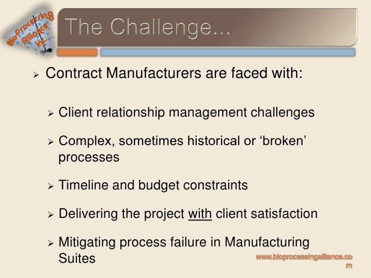 Creating An Effective Contract Manufacturing Organization 27 August20…