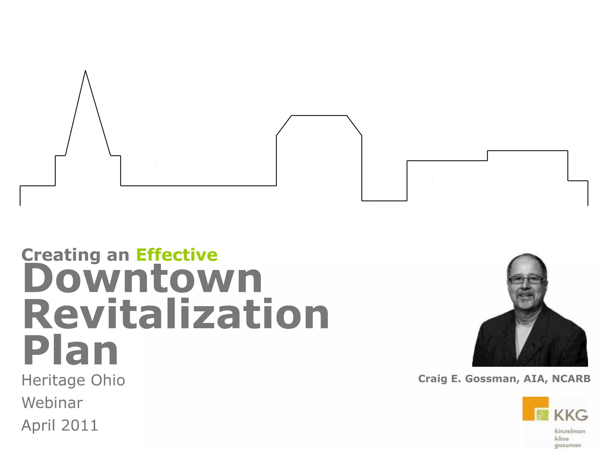 Creating an Effective Downtown Revitalization Plan | PPTX