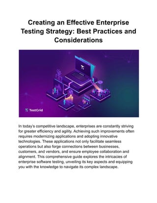 Creating an Effective Enterprise Testing Strategy_ Best Practices and ...