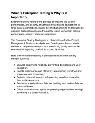 Creating an Effective Enterprise Testing Strategy_ Best Practices and ...