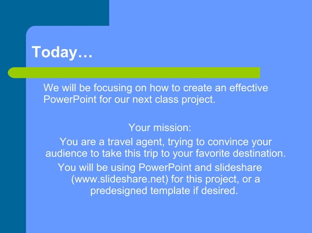 Creating an effective power point presentation | PPT