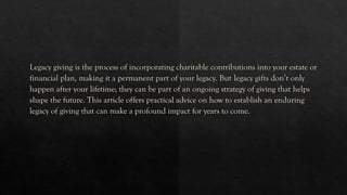 Creating an Enduring Charitable Legacy.pptx
